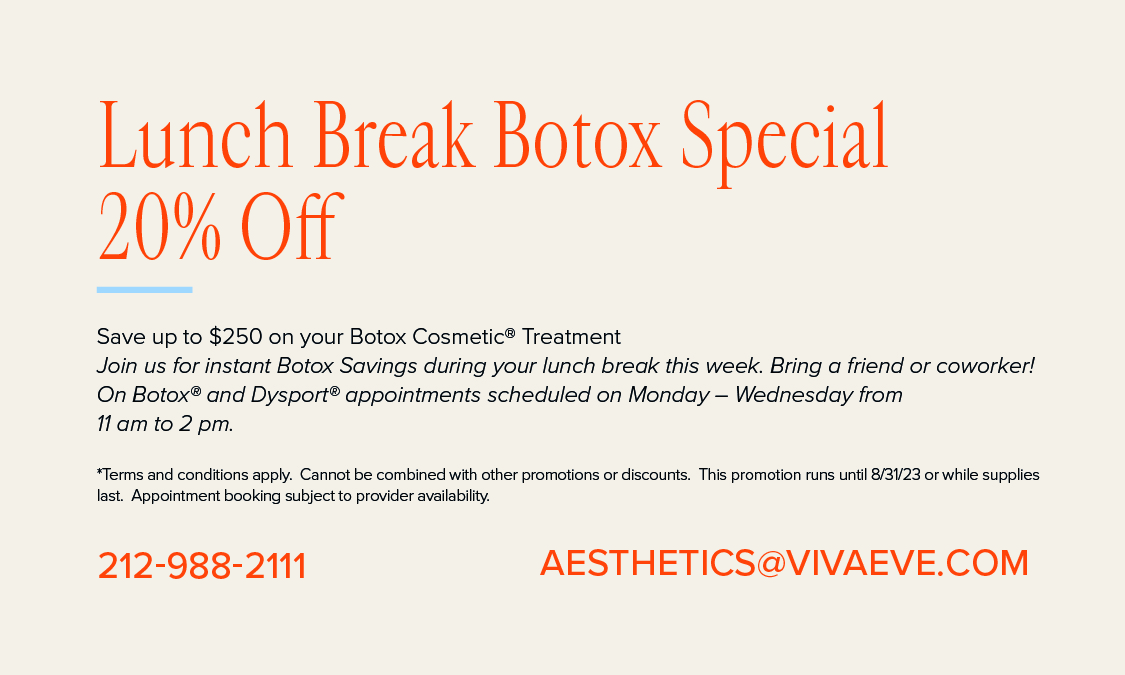 Introducing Our Exclusive Botox Promotion | Viva Eve